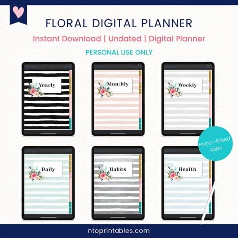 Undated Digital Planner